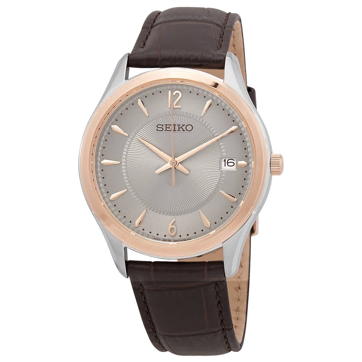 Seiko Classic Quartz Grey Dial Men's Watch SUR422 - Walmart.com