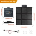 LVYUAN 400W Foldable Solar Panel Kit, Monocrystalline, Portable ...