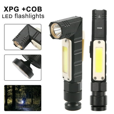 HART Rechargeable LED Pivoting Flashlight, 500 Lumens, Magnetic Base ...