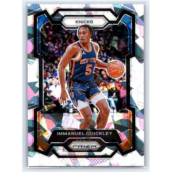 2023-24 Panini Prizm Immanuel Quickley #33 Prizms Ice - Walmart.com