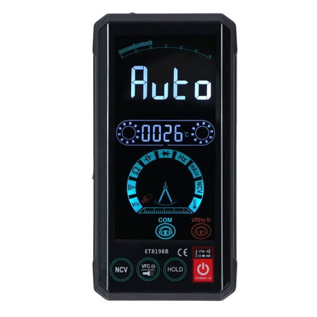 Digital Multimeter, Temperature Measurement Auto Recognition Touch ...