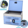 POCHAR Fully Assembled 16 Devices Laptop Charging Station for ...