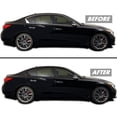 Car Chrome Delete Blackout Overlay Window Trim Bright Black For ...