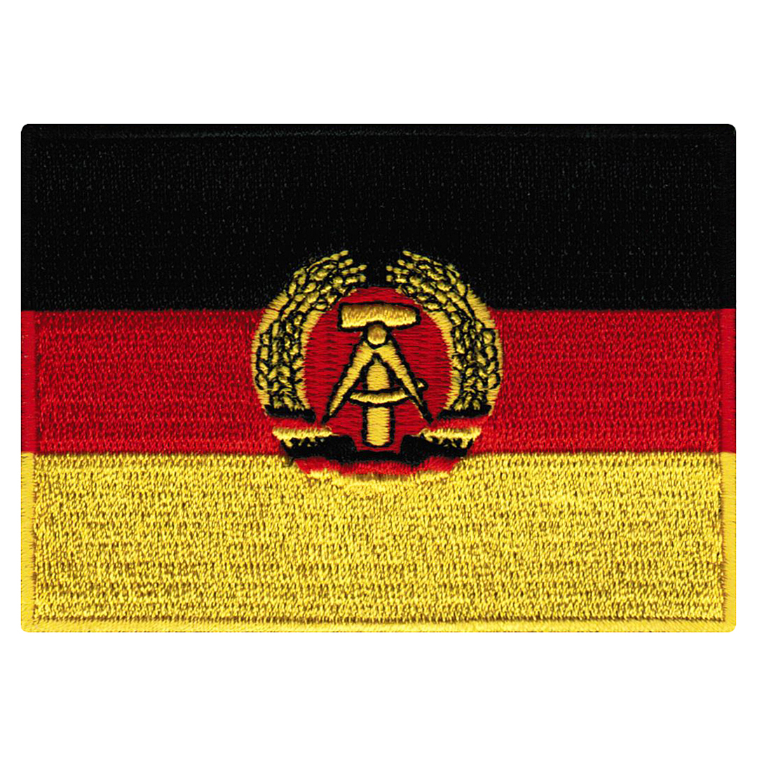 East Germany Flag Embroidered Iron-on Patch - Walmart.com