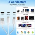 4 in 1 SD Card Reader for iPhone,USB-C/Lightning/USB-A Memory Card ...