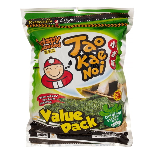 Taokaenoi, Crispy Seaweed Original Flavor, 65g - Walmart.com - Walmart.com