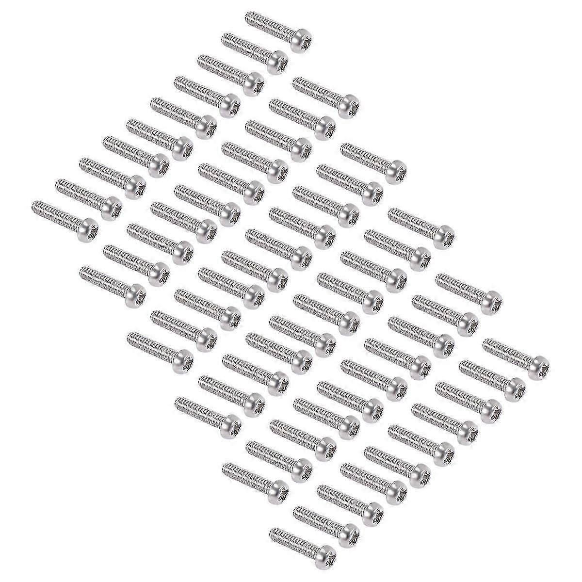 Tornillos de cabeza plana de acero inoxidable 304 M2 x 8 mm, 60 ...
