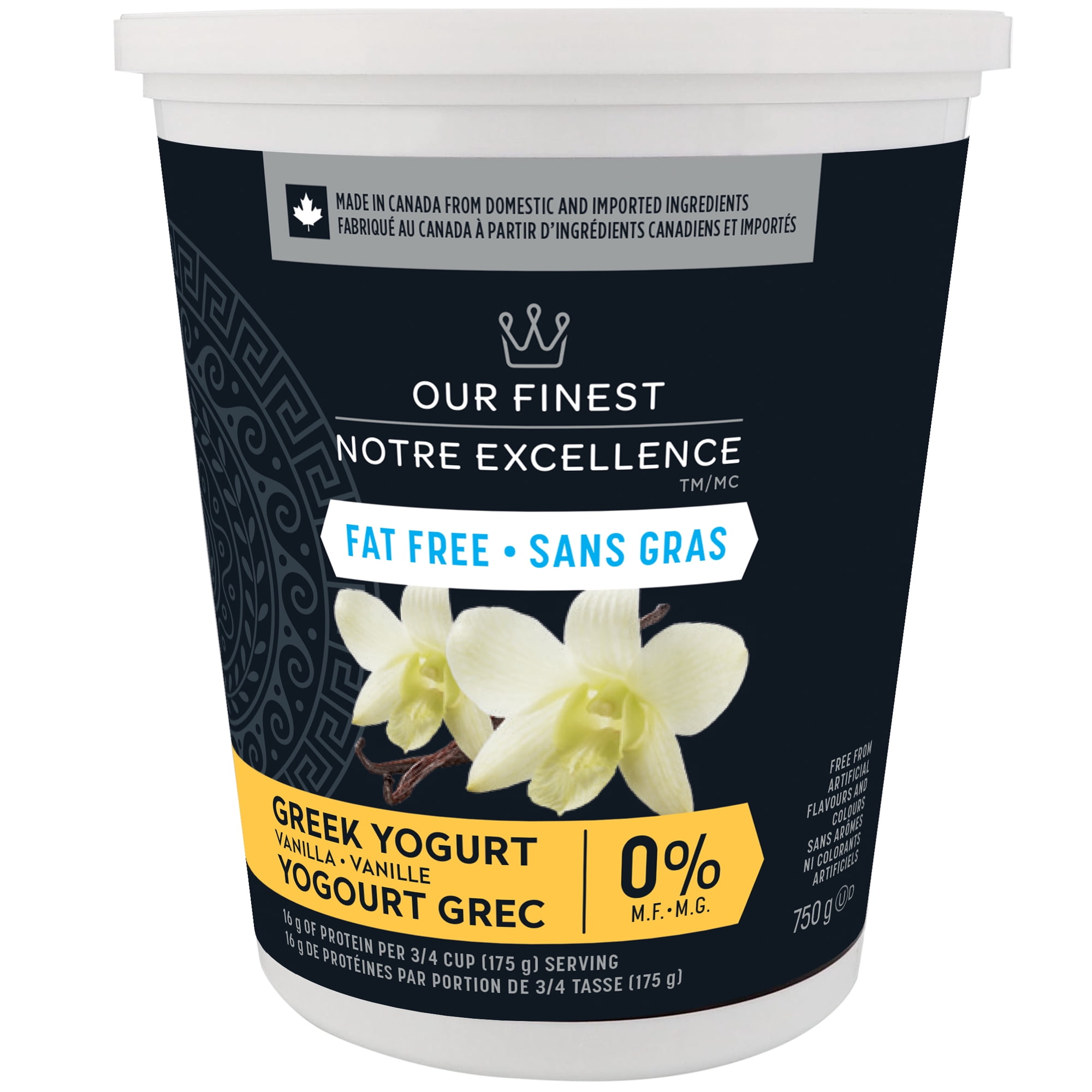 Click here for Our Finest Vanilla Greek Yogurt 750 G prices