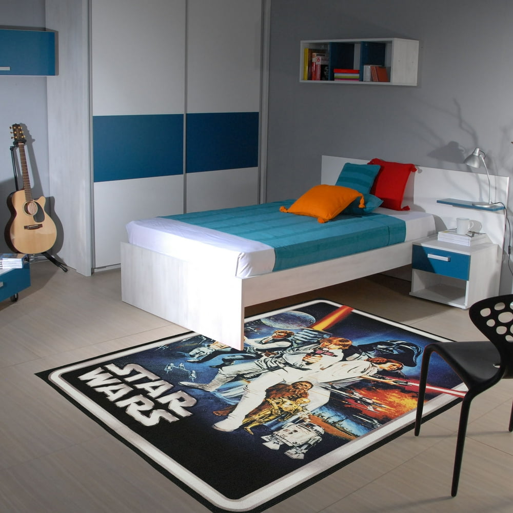 Star Wars Digital Printed Area Rug, 54"x78" - Walmart.com - Walmart.com