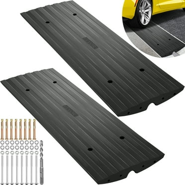 Eastwood Detachable Removable Poly Black Car Ramp Set with 3.6 Tons ...