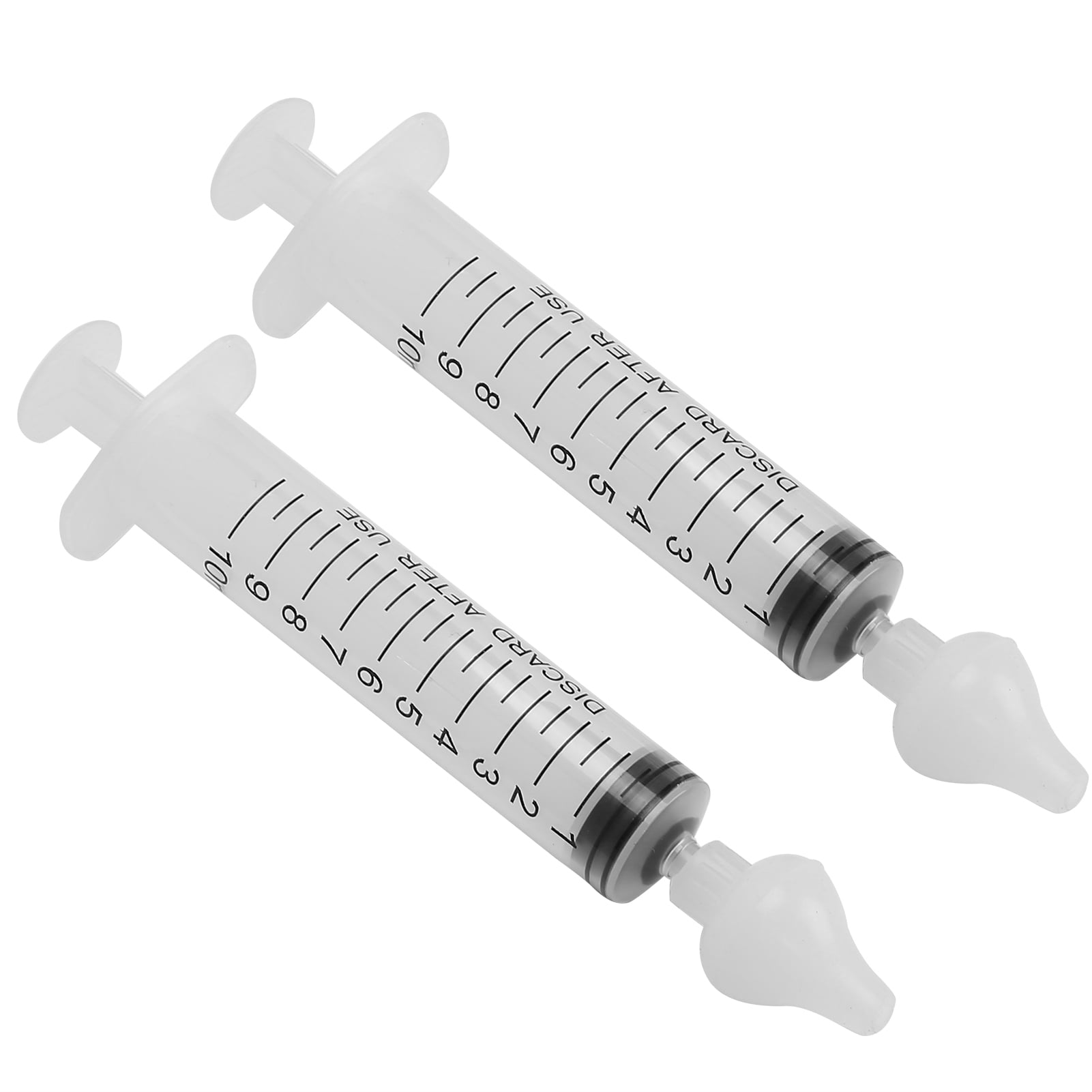 Syringe Nasal Irrigator, Silicone Nasal Suction Tip Yringe Design 10ml ...