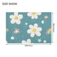 BZSMCE Cartoon Flower Pattern Pattern 2-Piece Non-Slip Absorbent ...