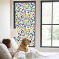Colorful Polka Dot Window Privacy Film, Rainbow Polka Dots Watercolor ...