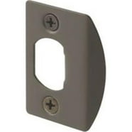 Round Corner Extended Lip Strike Plate, 2-1/4" x 2", (2-1/2" Overall ...