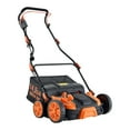 2-in-1 Electric Lawn Dethatcher and Scarifier, 16-Inch 15 Amp Corded ...