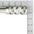 Lumino Cage 1 Drapery Rod Set - Brushed Nickel Finish - Walmart.com