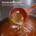 Raindrops Wooden Water Ladle Kitchen Water Ladle Cooking Water Scoop ...