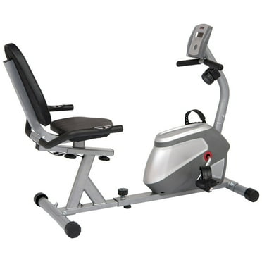 Exerpeutic 400XL Folding Foldable Recumbent Exercise Bike with Pulse ...
