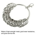 Unique Bargains Key Organizer Keychain with 30 Metal Rings for Key ...
