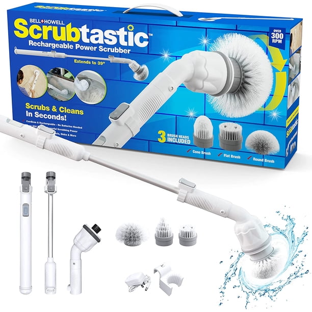 Scrubtastic Spin Scrubber Electric Scrubber Multi-Purpose Surface ...