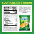 Pure Protein, Popped Crisps, Sour Cream and Onion Chips, 1 Count ...