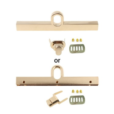 Uxcell 6 Pack Alloy Turn Lock Clasp Purse Closures Twist Lock Bag ...
