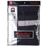 Knocker Mens Cotton Knit Boxers 3-Pack S - Walmart.com