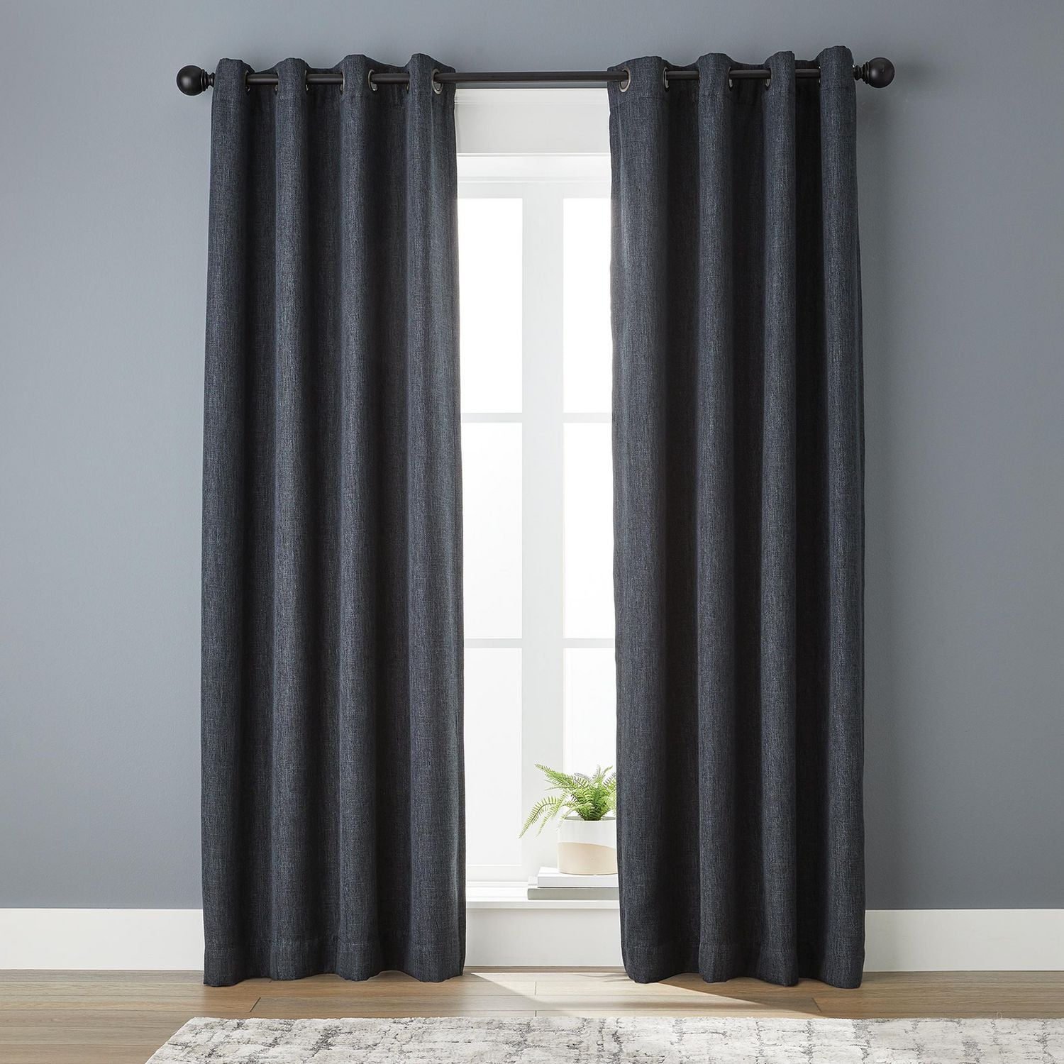 Click here for Better Homes & Gardens Linen Grommet Blackout Wind... prices