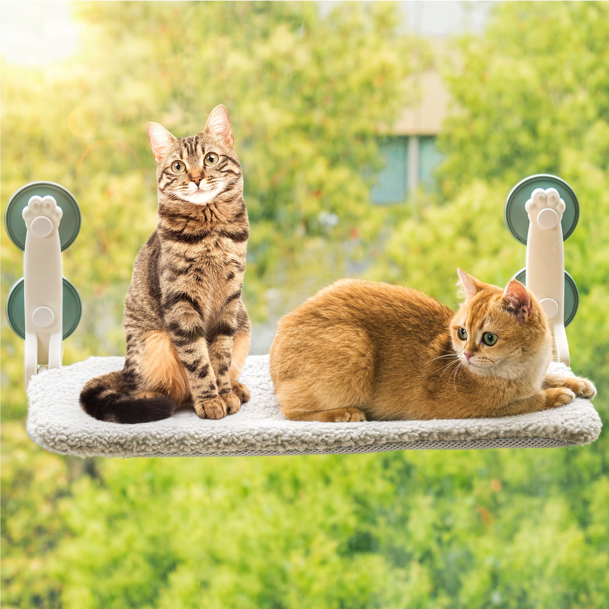 Mewoofun Medium Cat Window Perch Lounge Mount Hammock Window Seat Bed ...