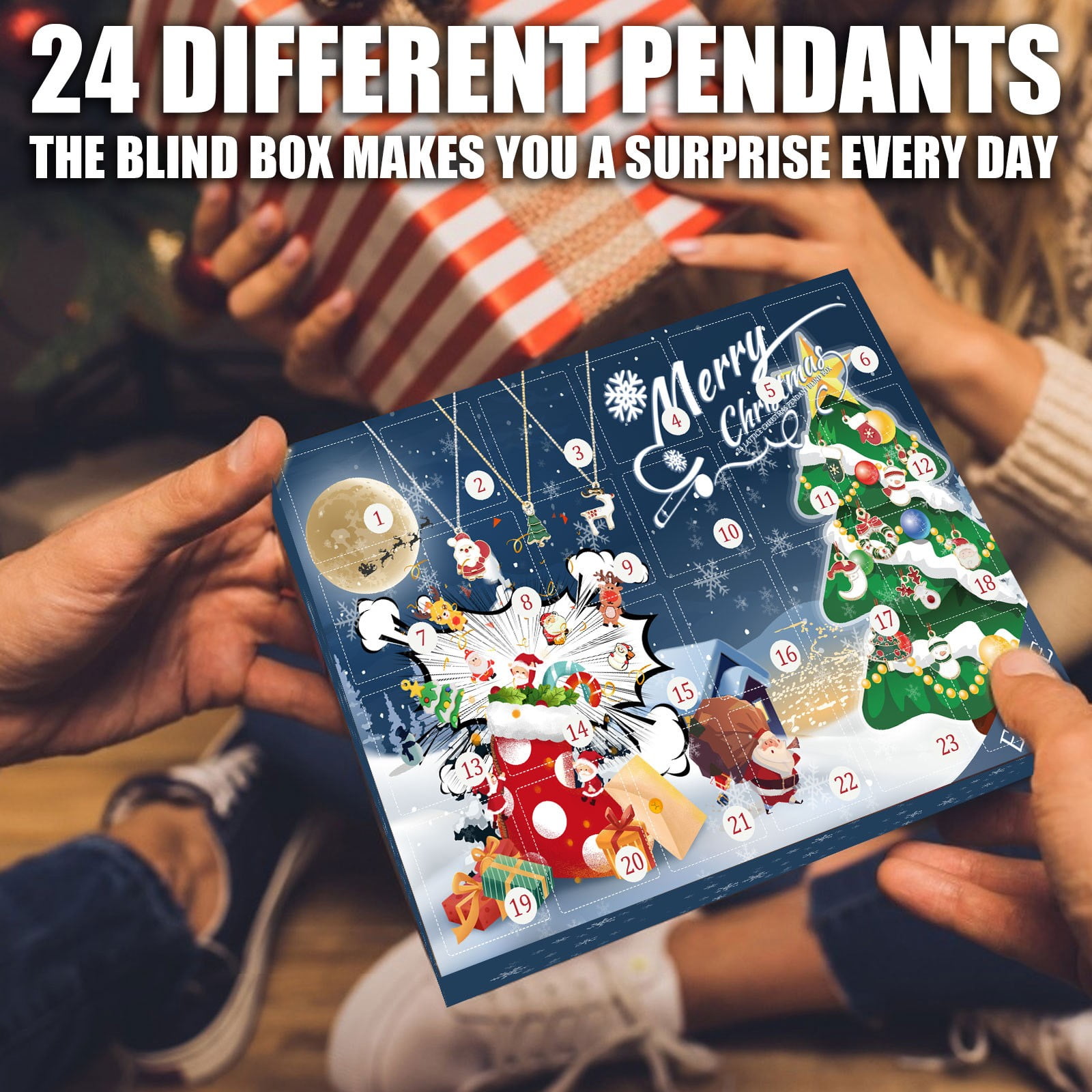 Buy ForestYashe Advent Calendar 2021 -24 Days Of Surprises Fidget Toys ...