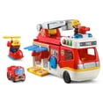 VTech® Helping Heroes Fire Station™ Playset With Two Firefighters, Fire ...