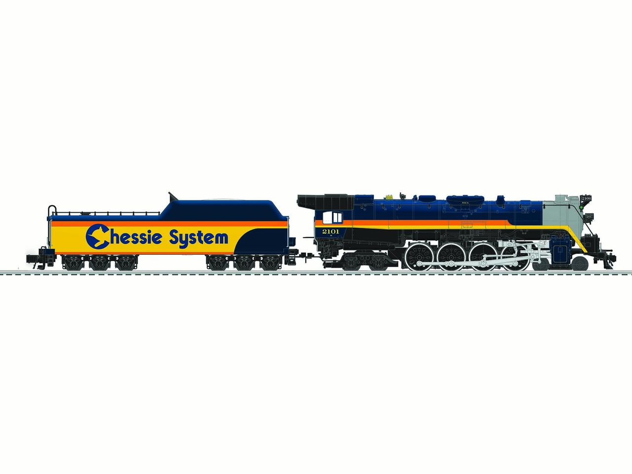 Lionel 6-83203 O Chessie Steam Special Legacy T1 Locomotive #2101 ...