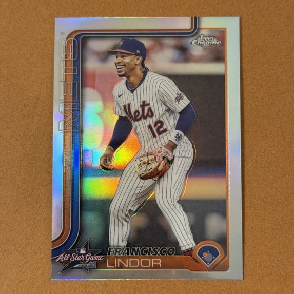 2025 Topps Chrome Update All-Star Game Francisco Lindor #ASGC-13 All ...