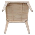 Aspen Solid Wood Counter Height Table - Unfinished - Walmart.com