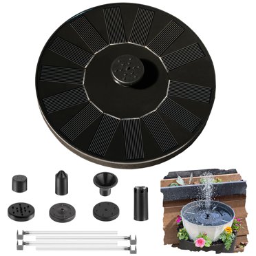 1.4W Solar Fountain, Floating Solar Powered Water Fountain Pump for ...