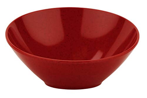 GET B-786-RSP Angled/Cascading Bowl, 12 Ounce, Red - Walmart.com