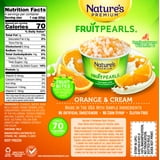 Nature's Premium Fruit Pearls, Frozen Fruit Snack, Orange & Cream, 2.3 ...