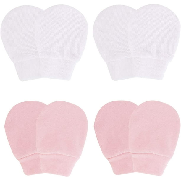 Newborn Mittens for Baby Boys Girls Infant Cotton Gloves No Scratch ...