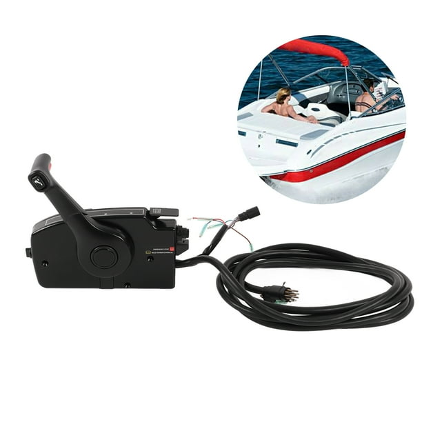 881170A15, Side Mount Remote Control Box Safe Outboard Engine Remote ...