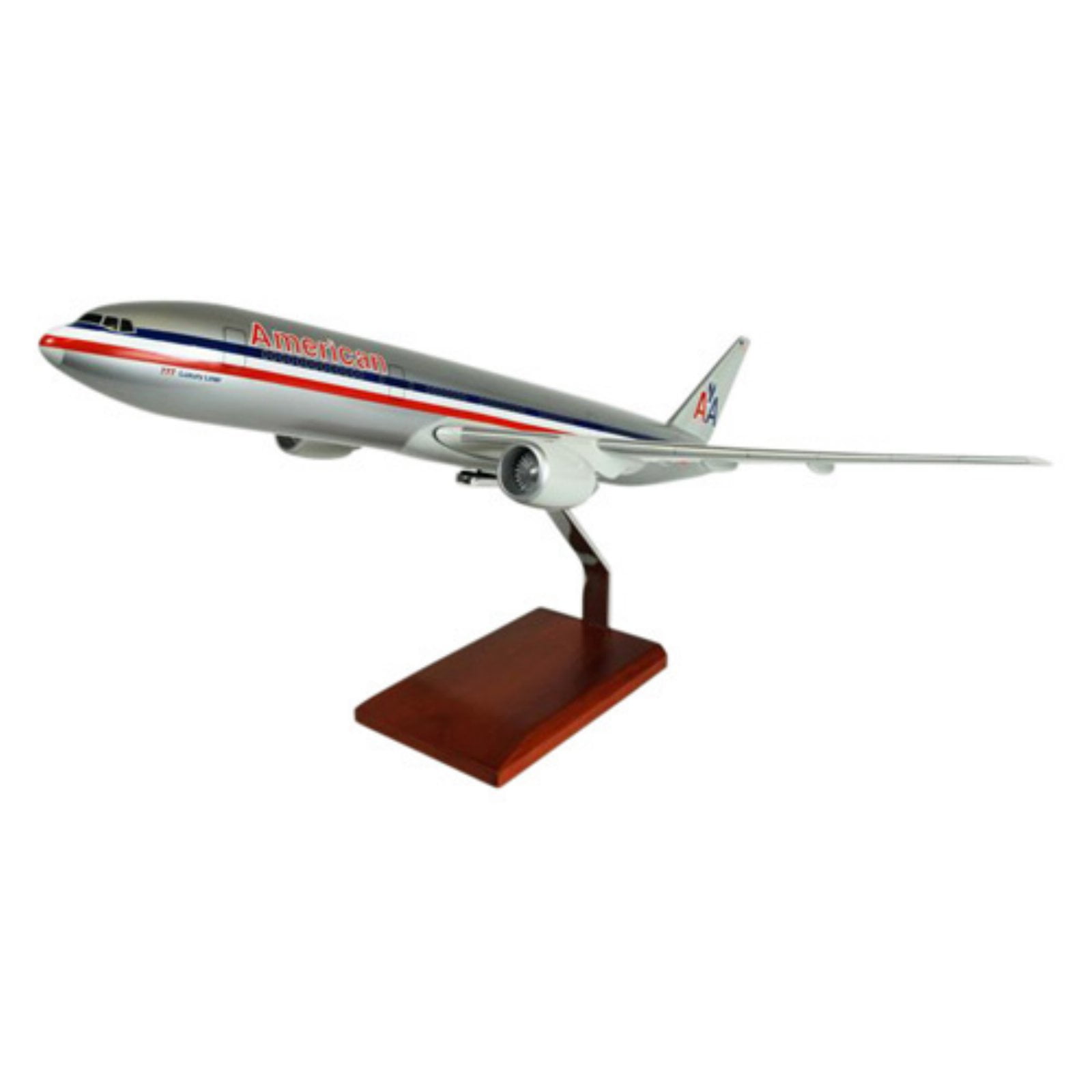 Daron Worldwide Boeing B777-200 American Model Airplane - Walmart.com ...