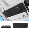 Agiufgs Car Sun Visor Extender Pu Leather, Blocks Glare and Uv Rays ...