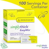 Simply Thick EasyMix, Gel Thickener, 100 Packets, IDDSI Level 3 Honey ...