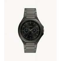 Fossil Men's Nate Wrist Chronograph, Black Stainless Steel Watch ...