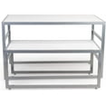 2-Piece Set of Rectangular Nesting Tables, Modern Style, Steel Frame ...