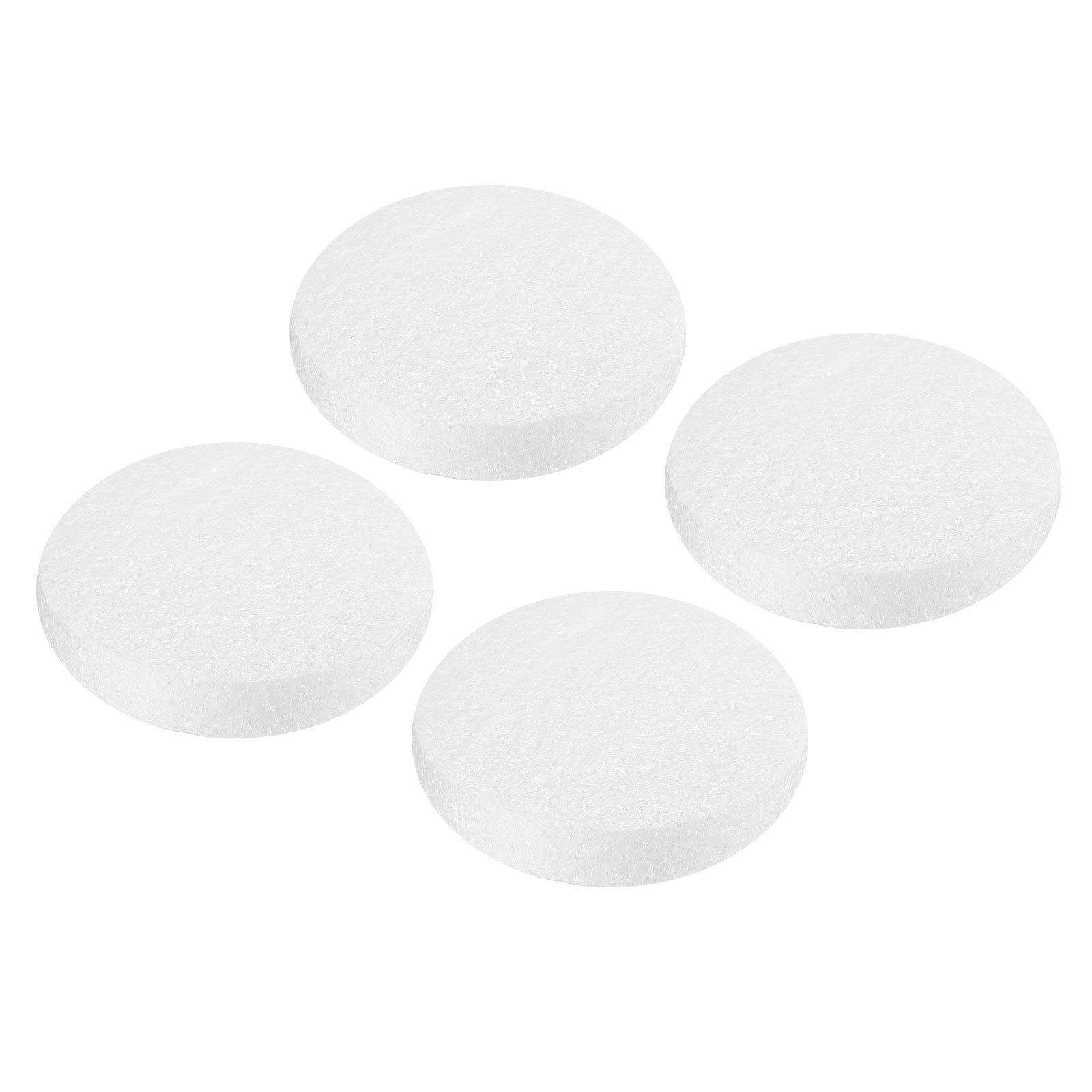 Uxcell Foam Circles for Crafts 3.94 x 0.79 Inch Polystyrene Round Foam ...
