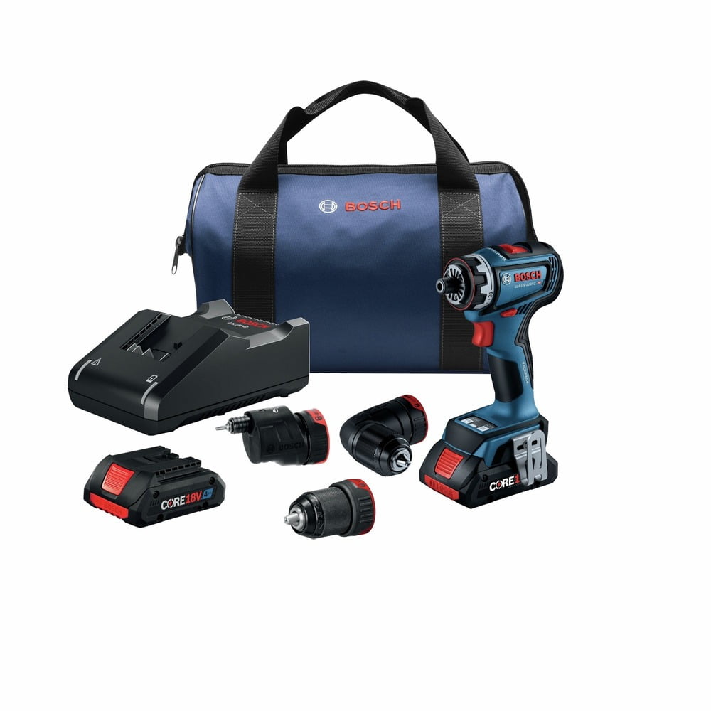 Restored Bosch GSR18V-800FCB24-RT 18V Brushless Lithium-Ion Cordless 5-In-1 Flexiclick System ...