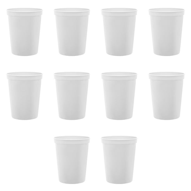 White Stadium Cups