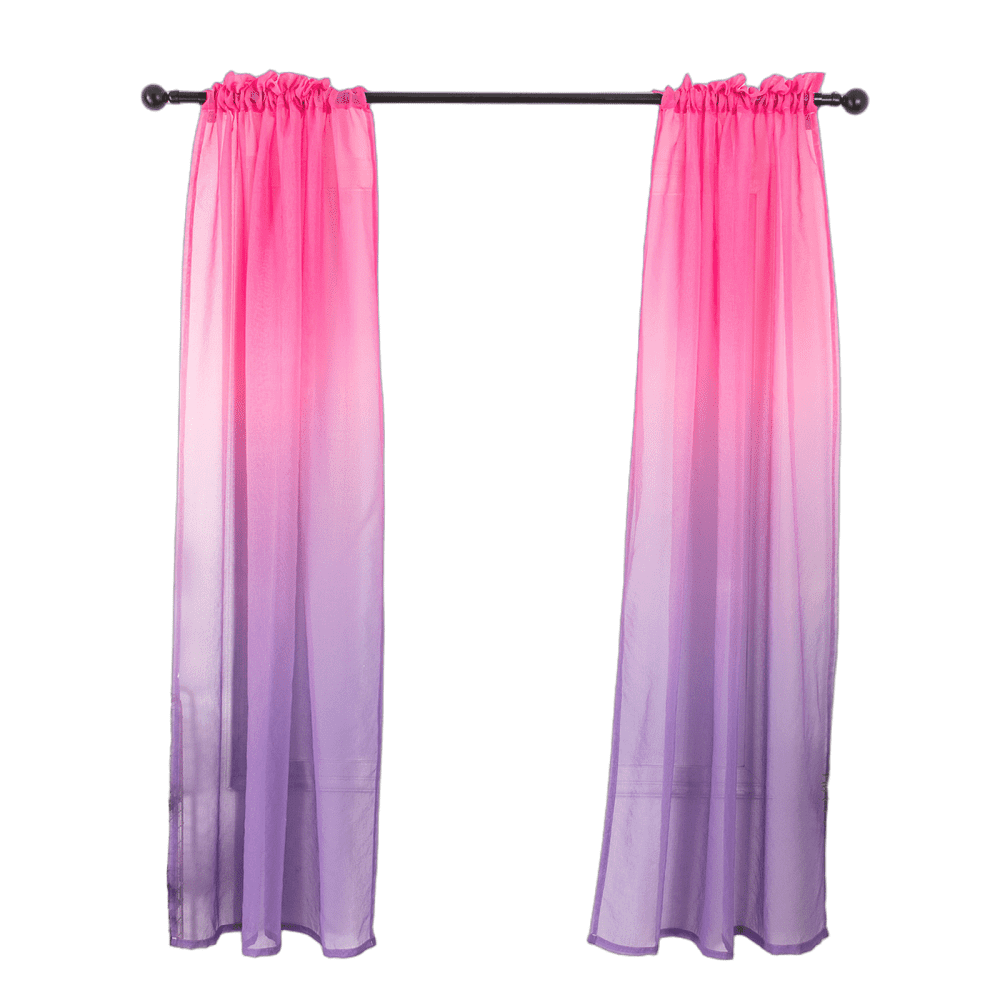Click here for Lngoor 2 Pcs Sheer Curtains Dreamy Ombre Long Curt... prices