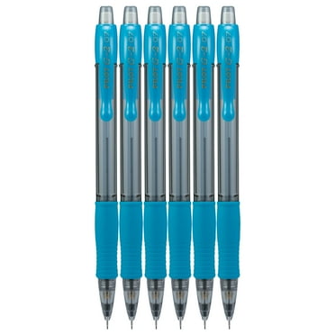 Pilot G2 Mechanical Pencils, 0.7mm HB Lead, Black/Clear Barrels, 6 Pack ...