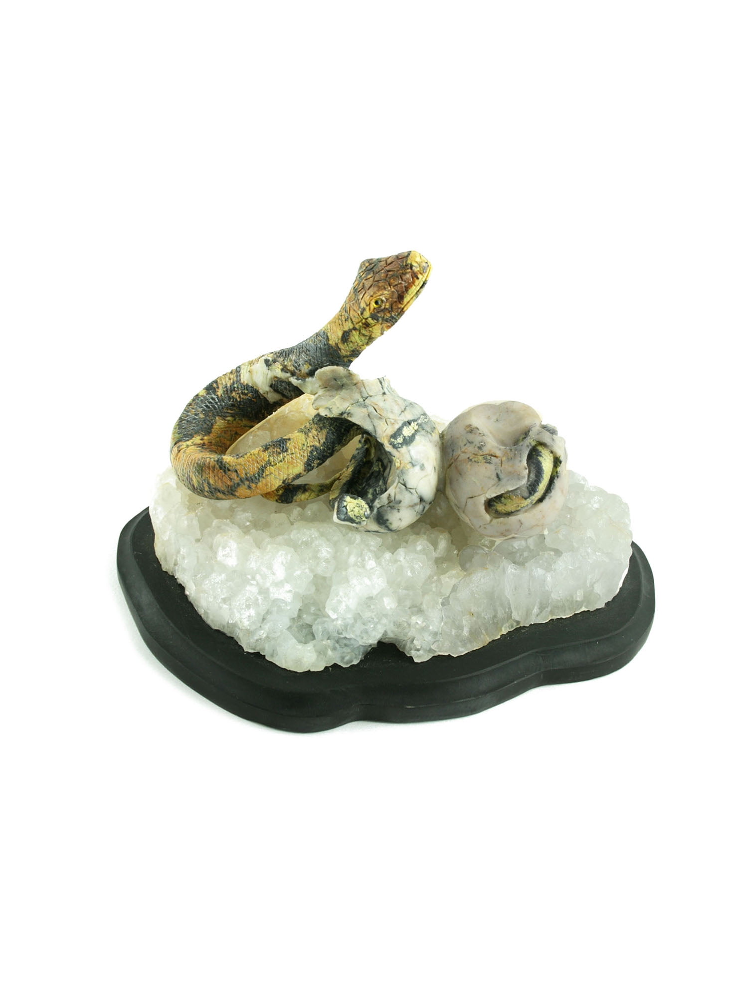 Amazing Snake Carving in Natural Serpentine Stone - Walmart.com